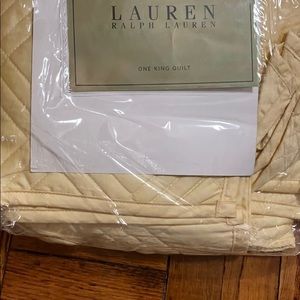 Polo Ralph Lauren | Bedding | Nwt Polo Ralph Lauren Yellow King Quilt ...